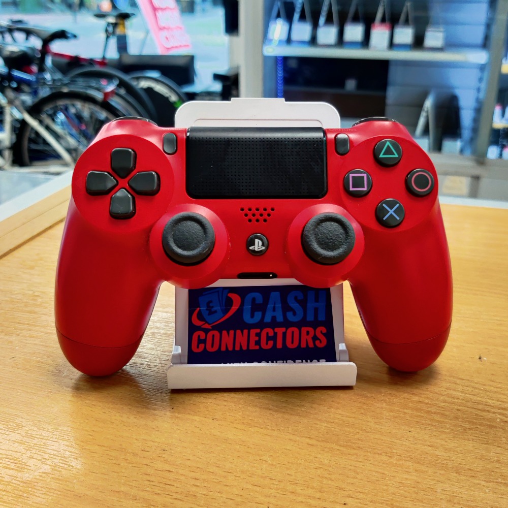 Pre-owned PS4 Official Red Controller - Own4Less